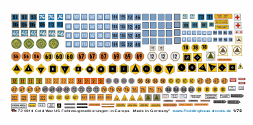 Peddinghaus Decals - Peddinghaus-Decals 1-72 4814 Cold War US ...